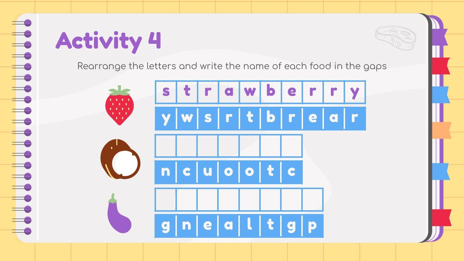 Food Activities Binder | Google Slides & PowerPoint