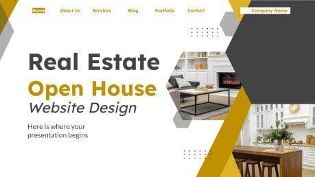 Free Google Slides & PowerPoint templates about houses
