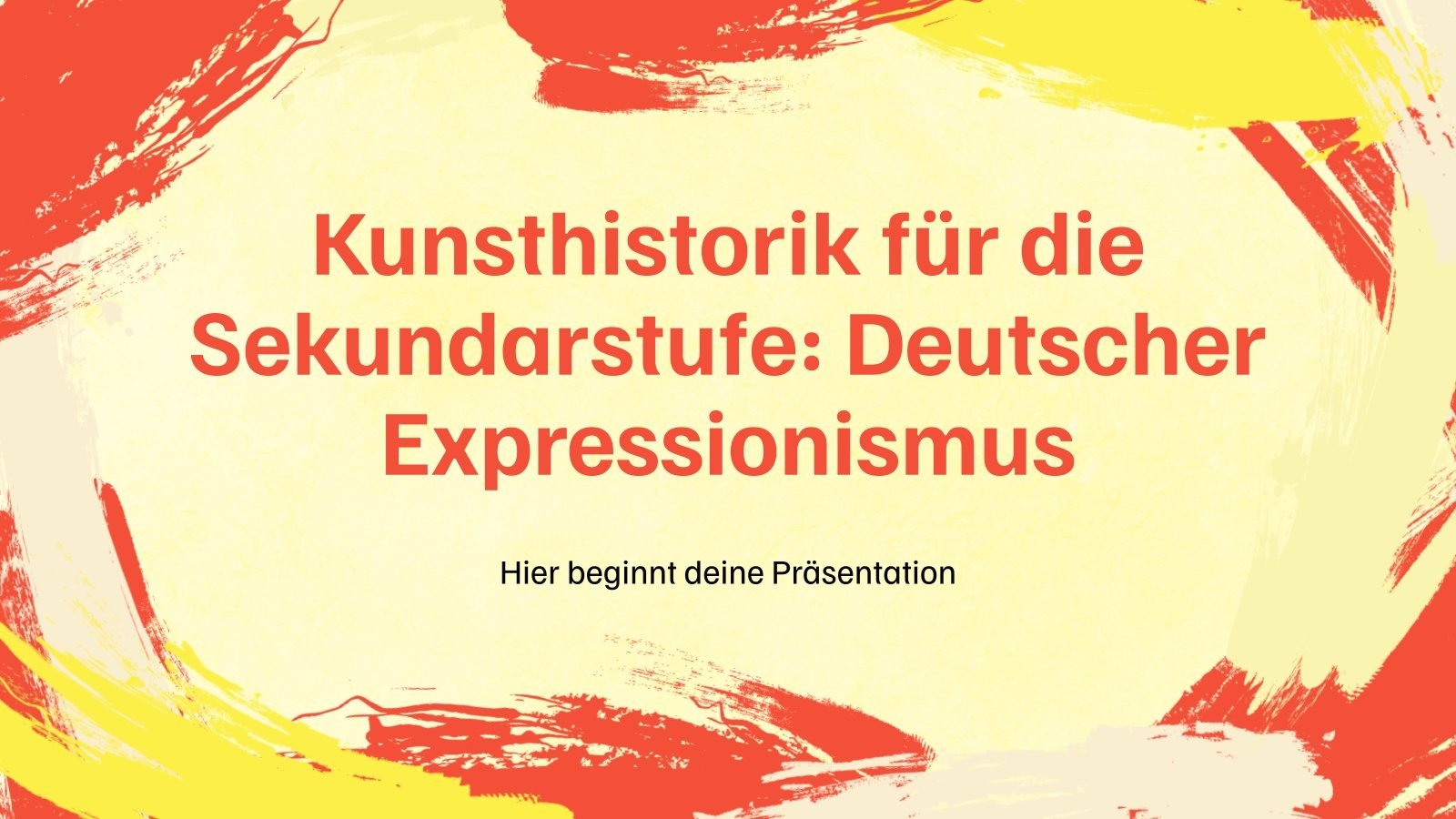 Art History Subject for High School: German Expressionism