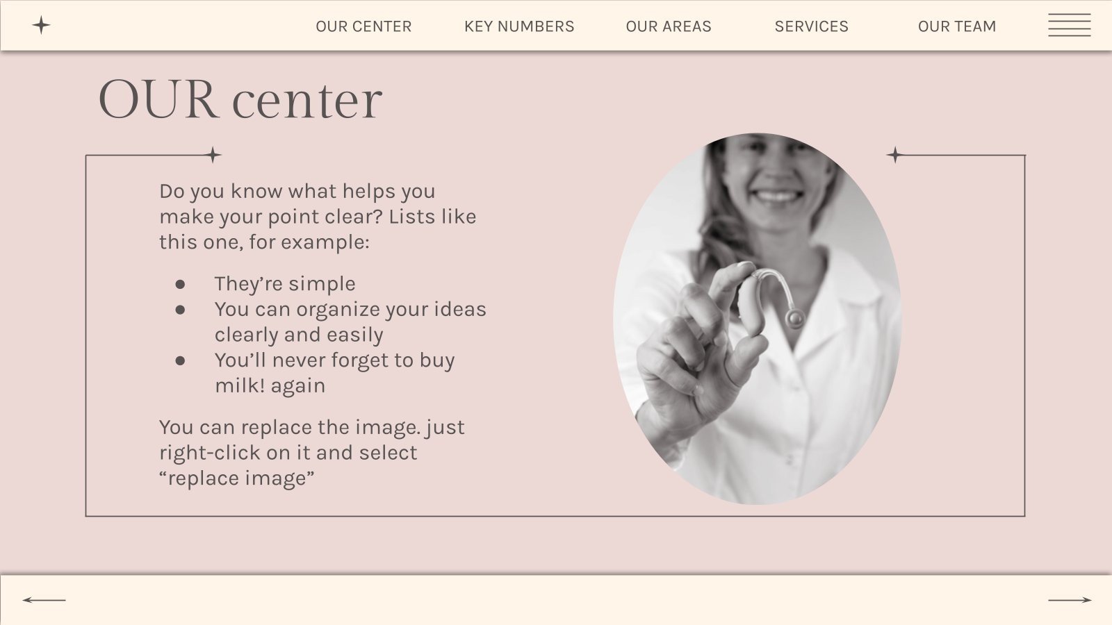 Hearing Examination Center | Google Slides & PowerPoint