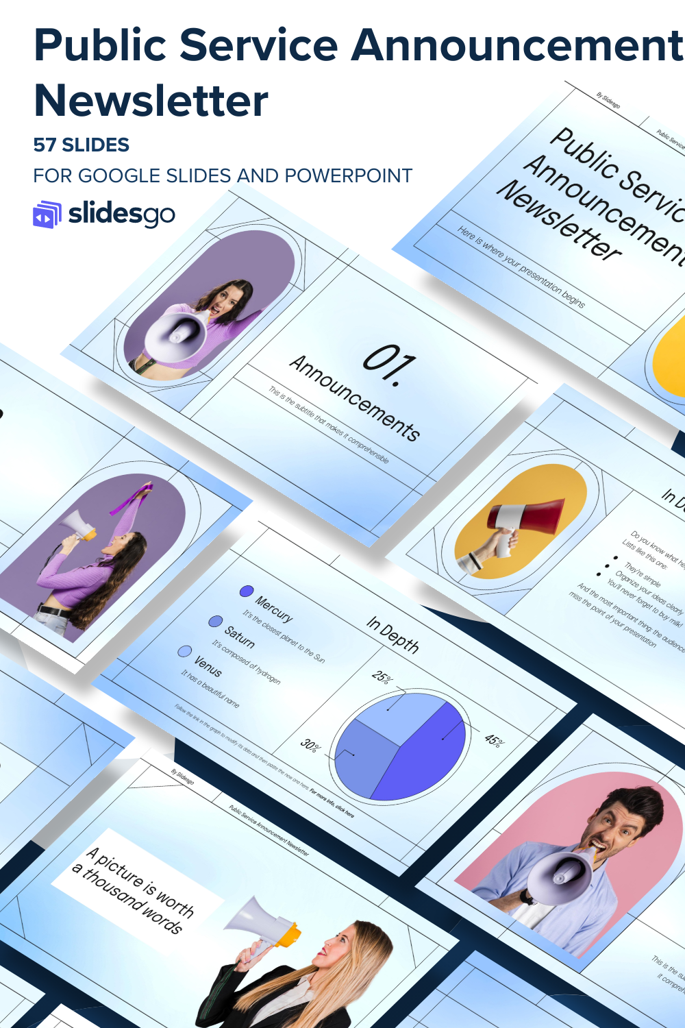 Public Service Announcement Newsletter | Google Slides