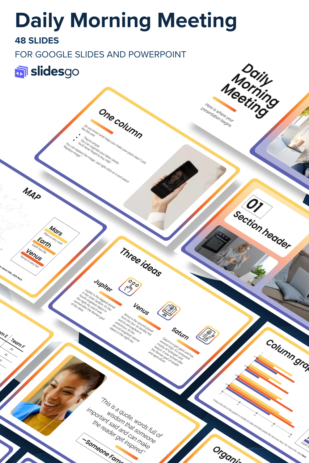 Daily Morning Meeting | Google Slides & PowerPoint