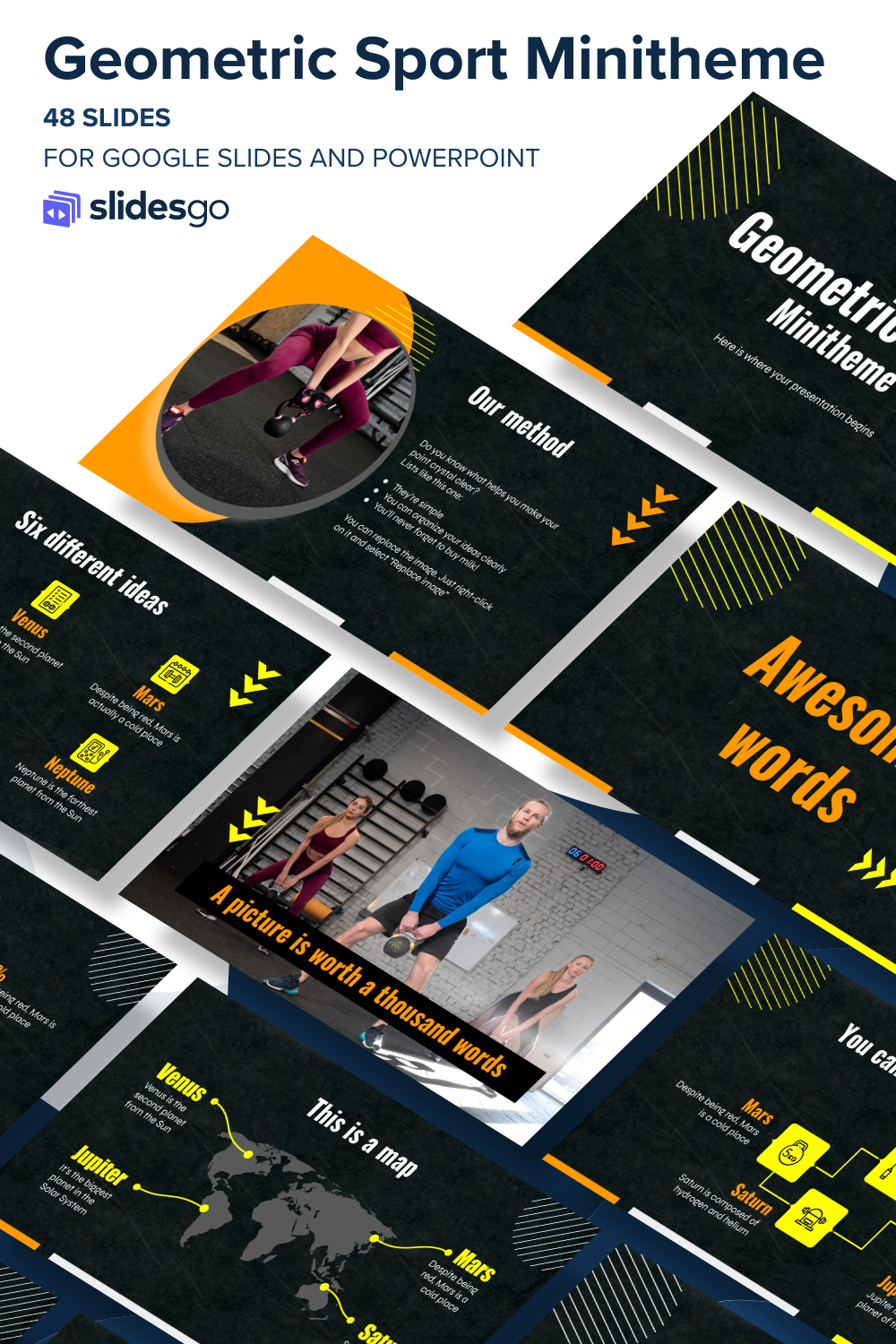 Geometric Sport Minitheme | Google Slides & PowerPoint