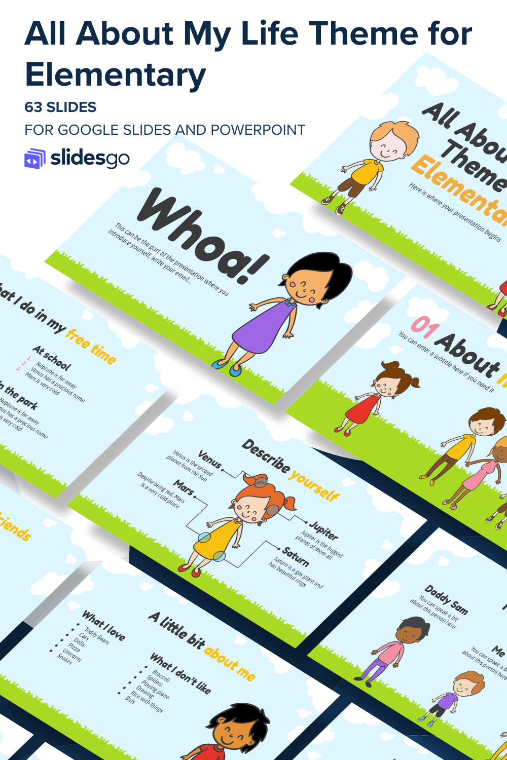 All About My Life Theme for Elementary | Google Slides