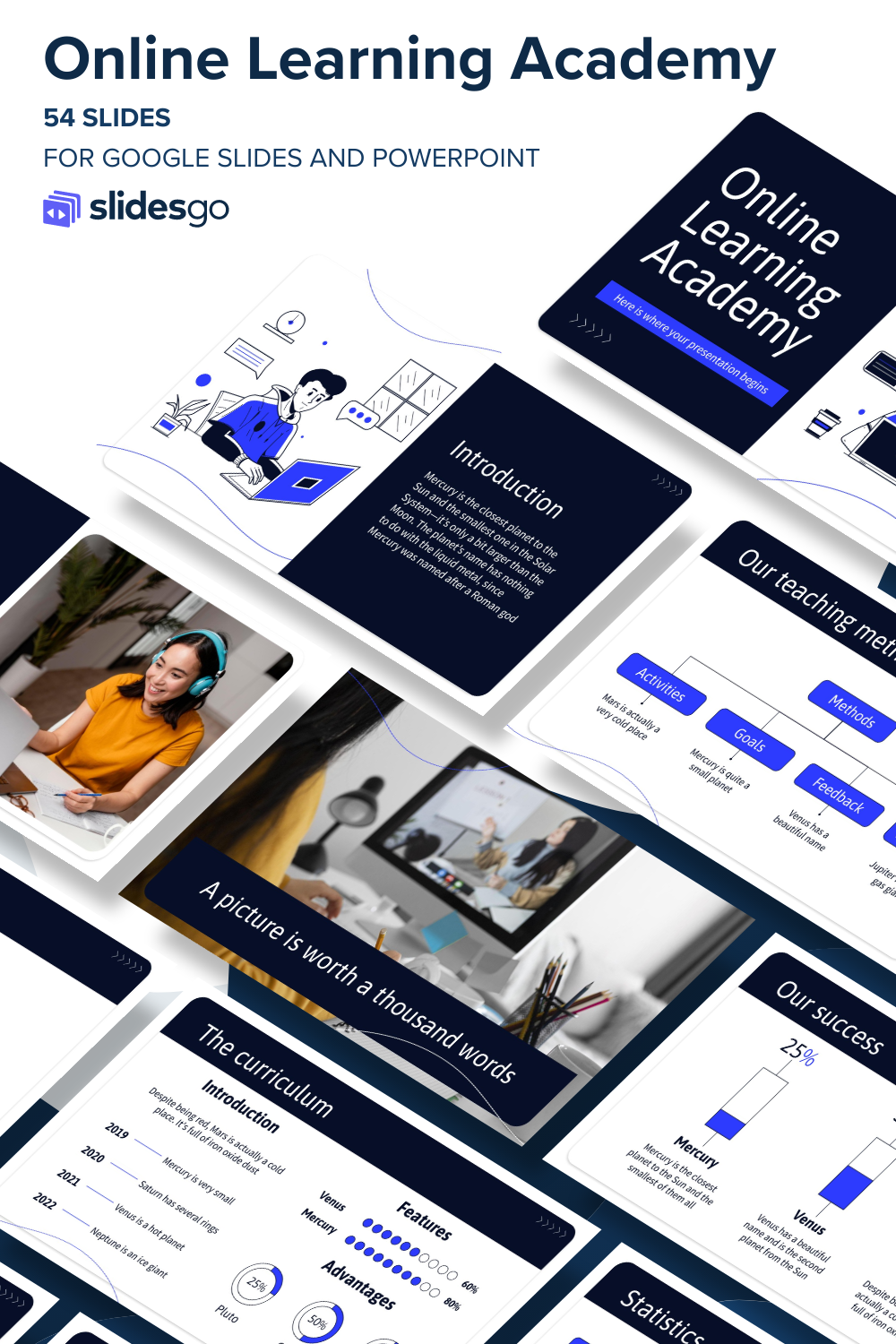 Online Learning Academy | Google Slides & PowerPoint