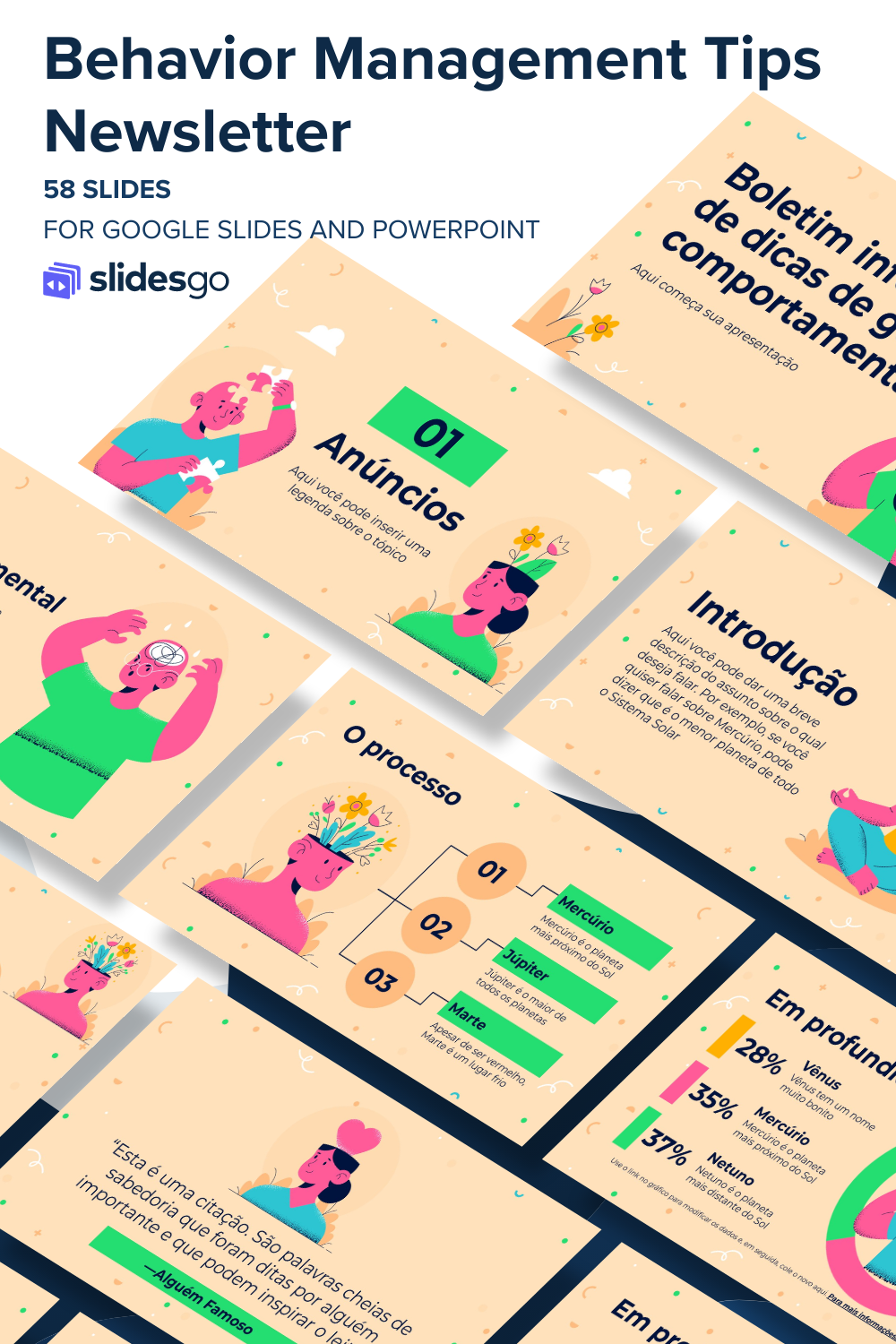 Behavior Management Tips Newsletter | Google Slides & PPT