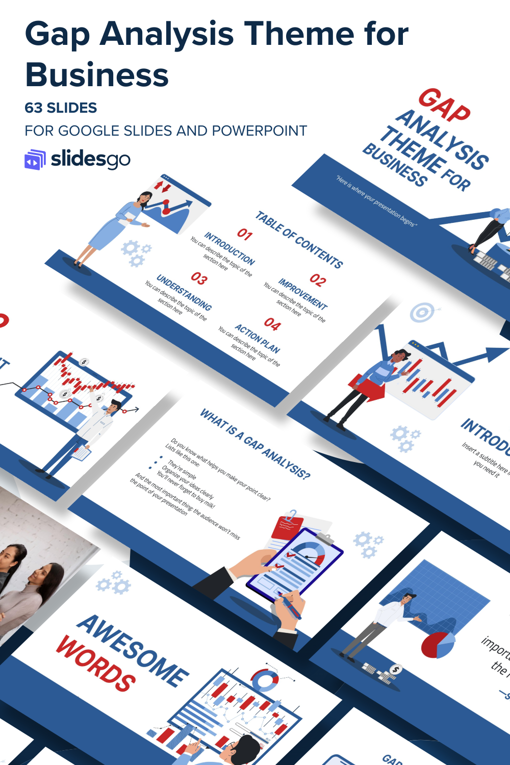 Gap Analysis Theme for Business | Google Slides & PPT