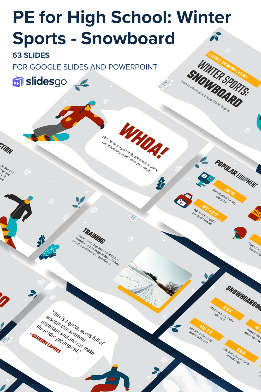 Physical Education: Winter Sports - Snowboard