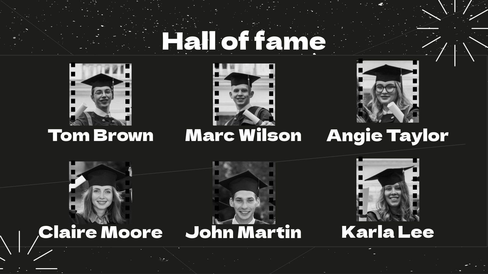 Escuela Salón de la Fama | Google Slides y PowerPoint