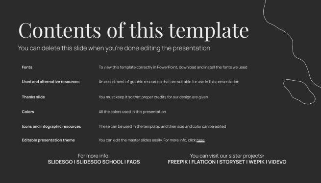 Simple Contact Information Business Card | Google Slides & PPT