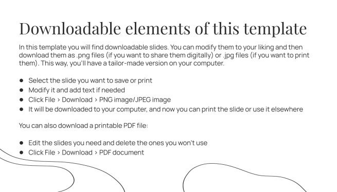 Simple Contact Information Business Card | Google Slides & PPT
