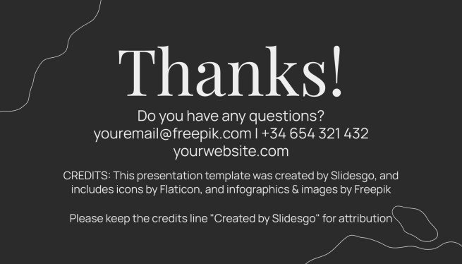 Simple Contact Information Business Card | Google Slides & PPT