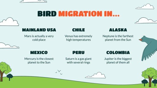 Biology for High School: Bird Migration | Google Slides