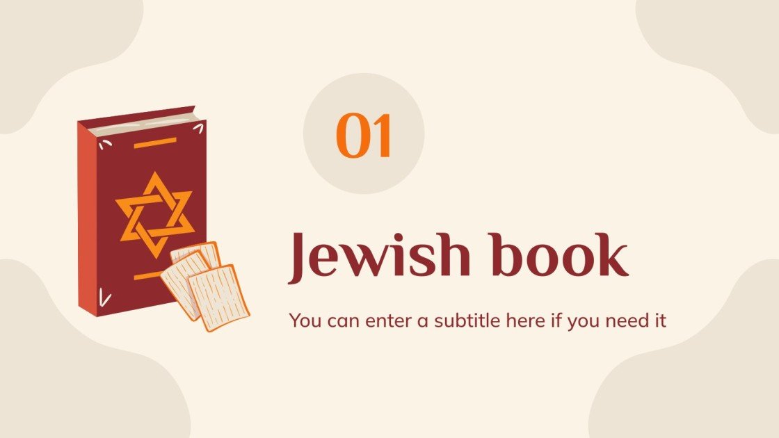 Jewish Book Week | Google Slides & PowerPoint