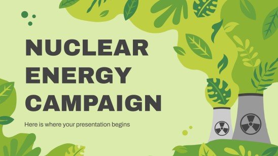 Templates for Google Slides and PPT on Nuclear Energy