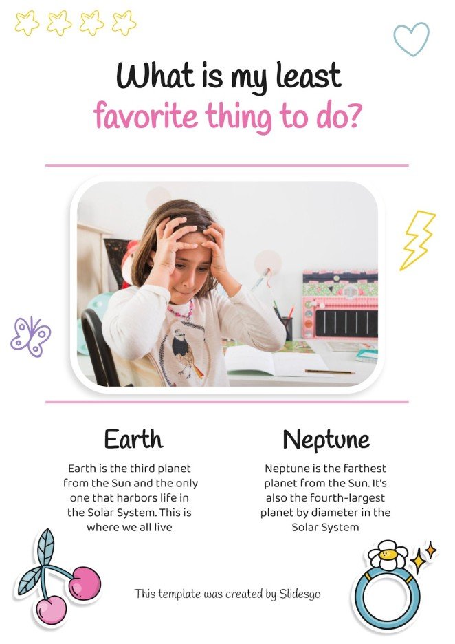 Printable Notes to Know Myself | Google Slides & PPT