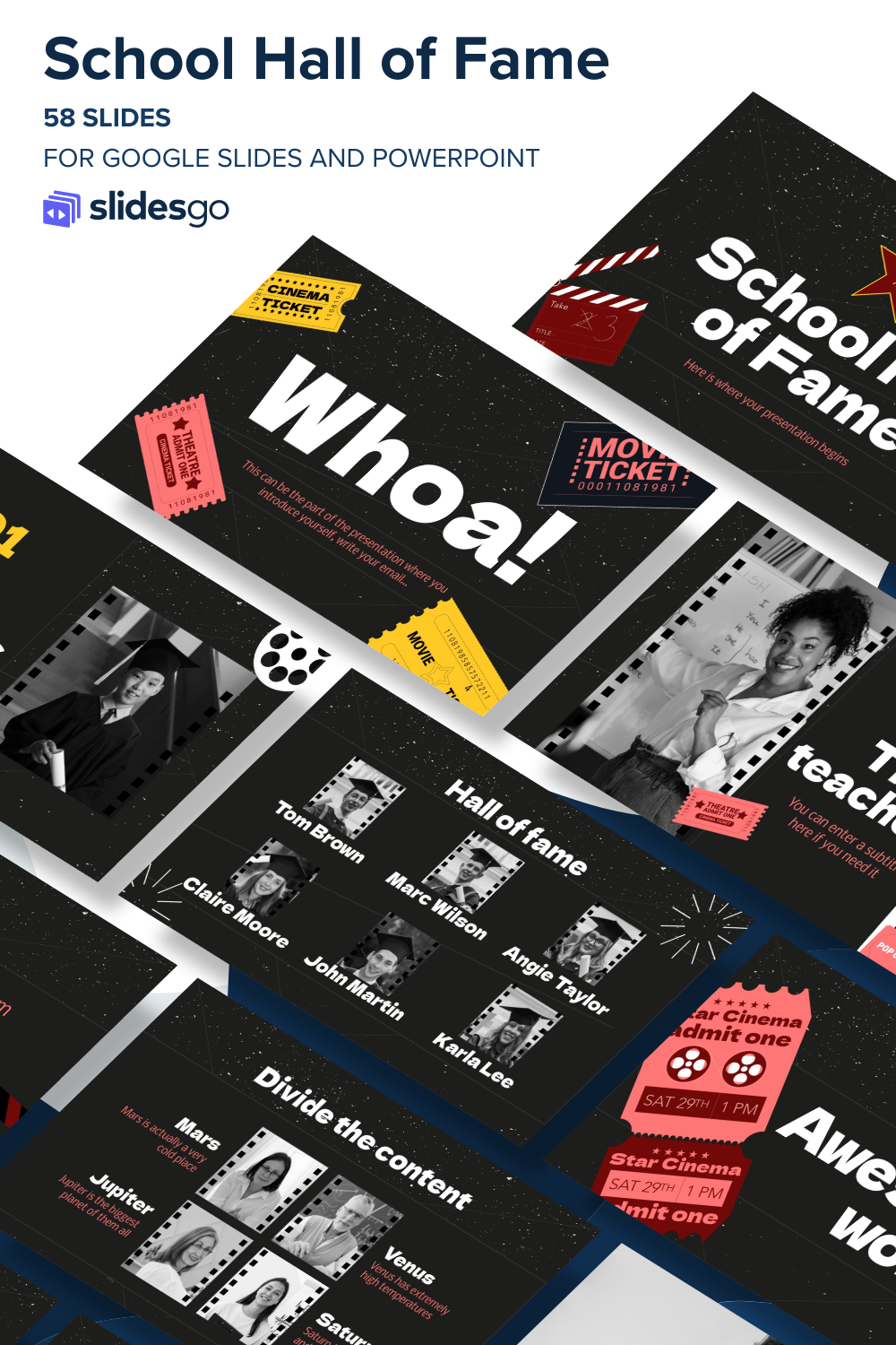 School Hall of Fame | Google Slides & PPT