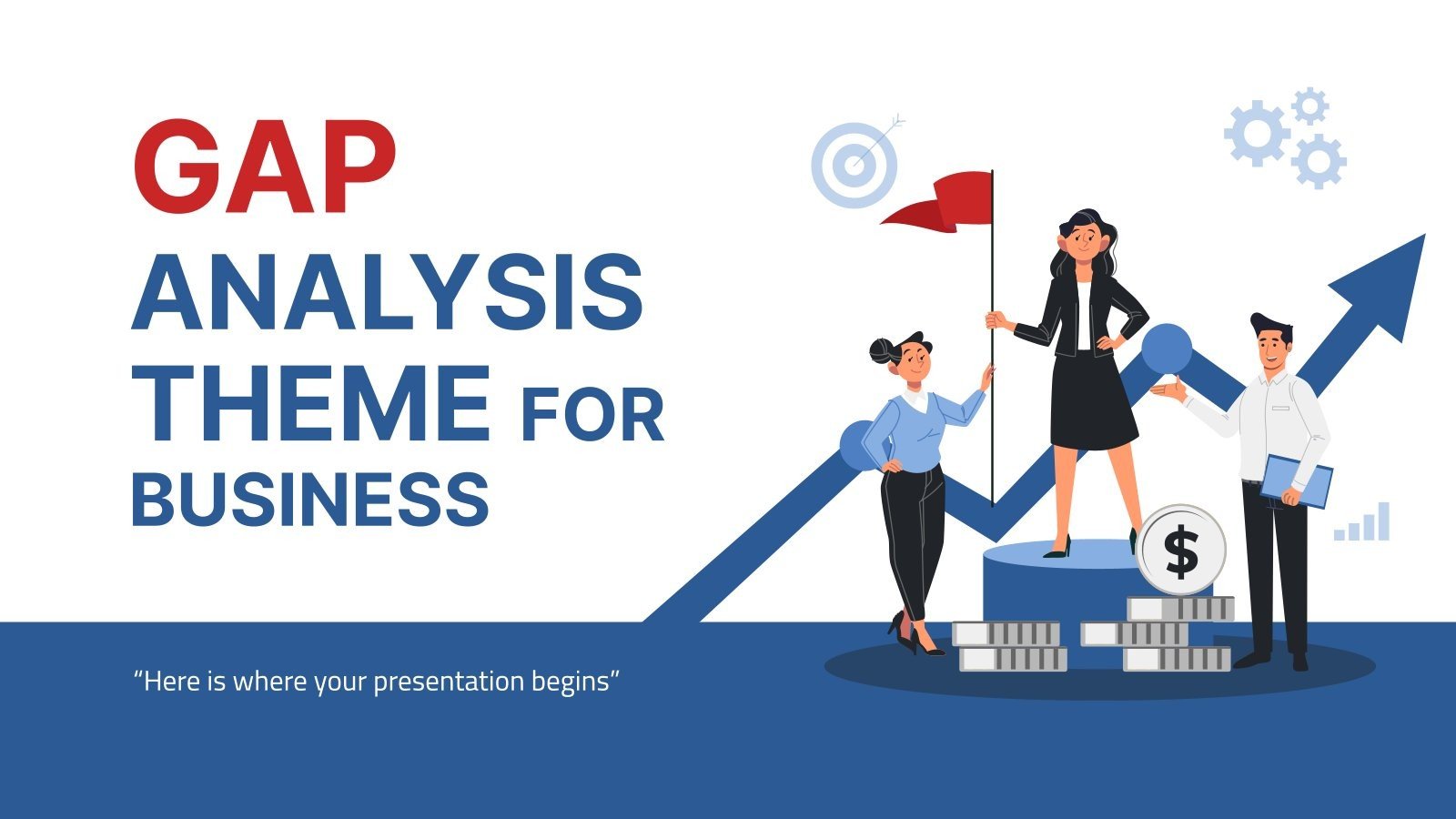 Slides para hacer análisis GAP | Google Slides y PPT