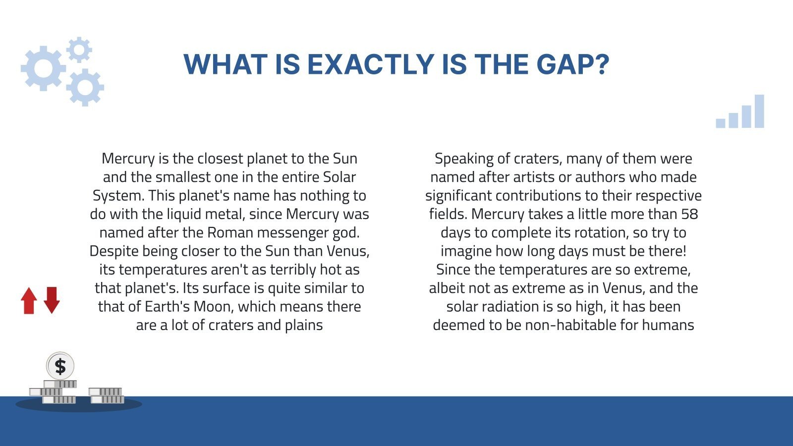 Slides para hacer análisis GAP | Google Slides y PPT