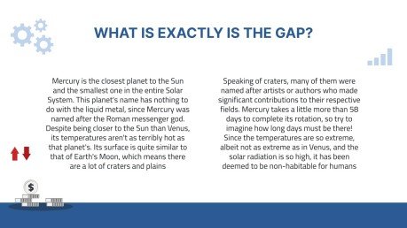 Slides para hacer análisis GAP | Google Slides y PPT