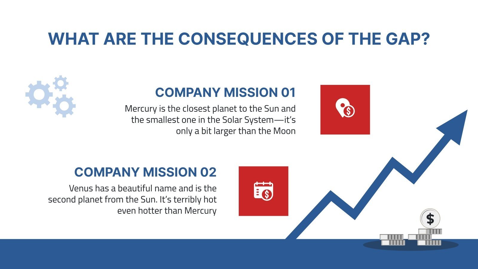 Slides para hacer análisis GAP | Google Slides y PPT