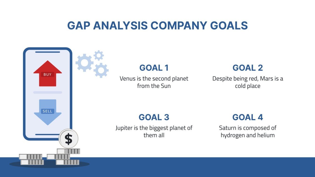 Slides para hacer análisis GAP | Google Slides y PPT