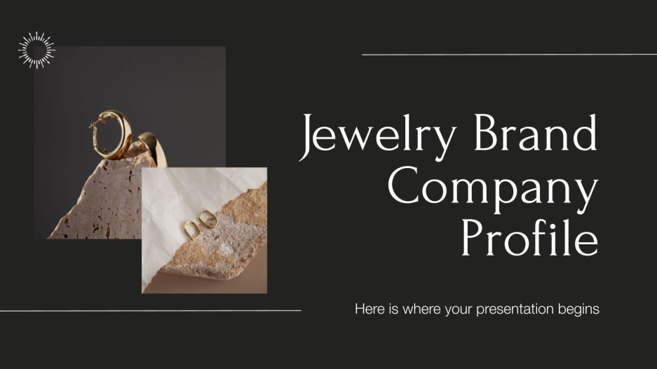 Jewellery Brand Company Profile | Google Slides & PowerPoint