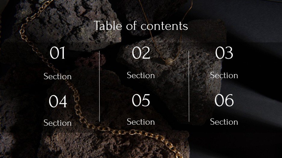 Jewellery Brand Company Profile | Google Slides & PowerPoint