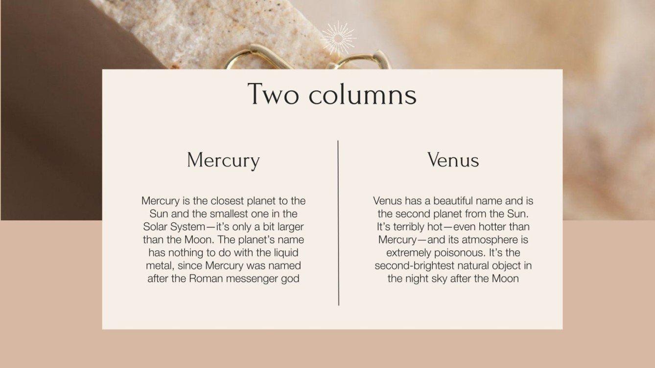 Jewellery Brand Company Profile | Google Slides & PowerPoint