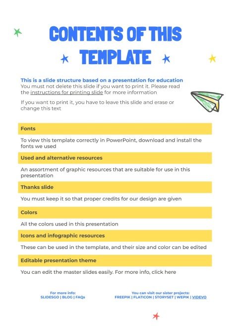 Personal Profile Printable Worksheets for Elementary