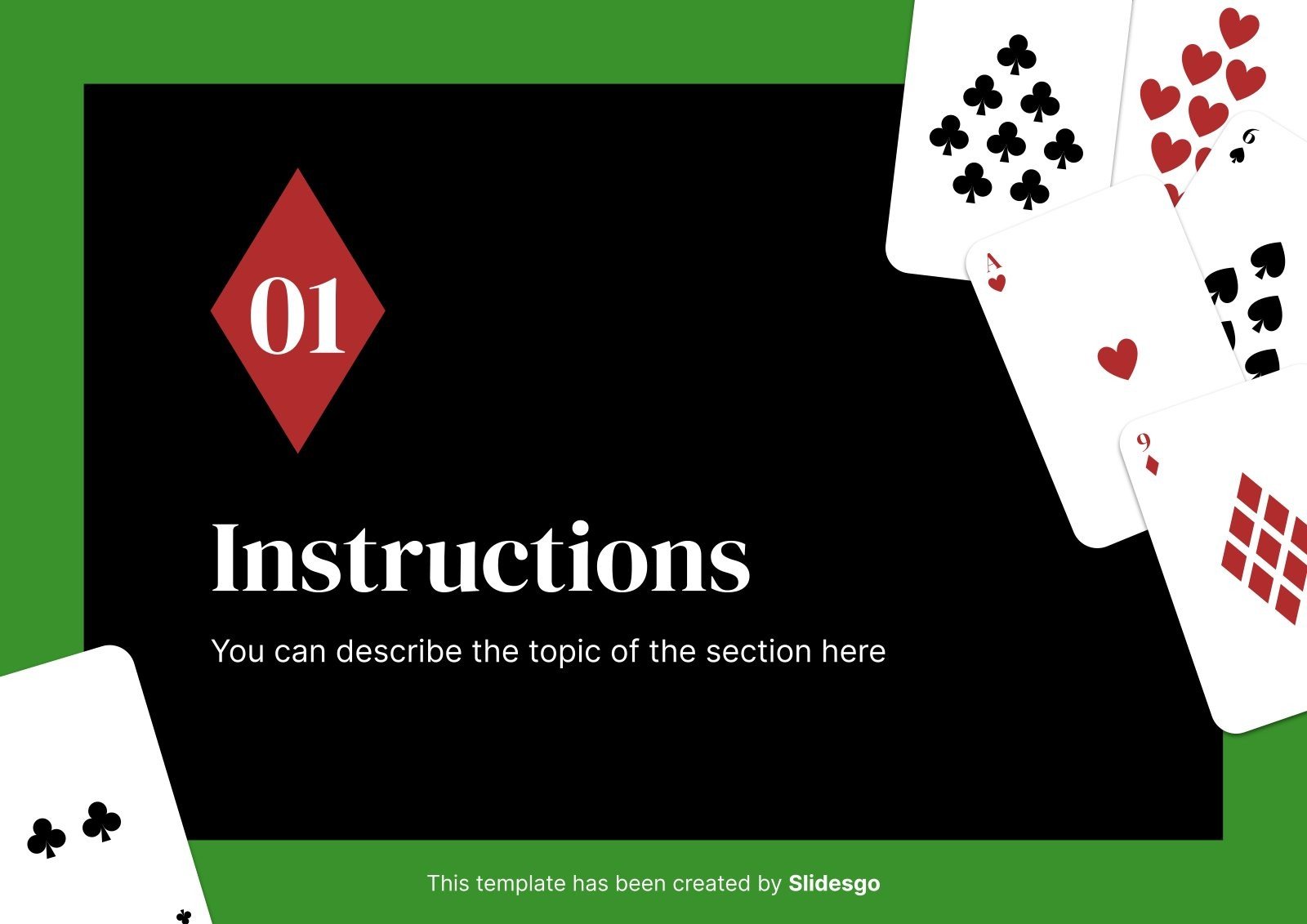 Simple Printable Deck of Playing Cards | Google Slides & PPT