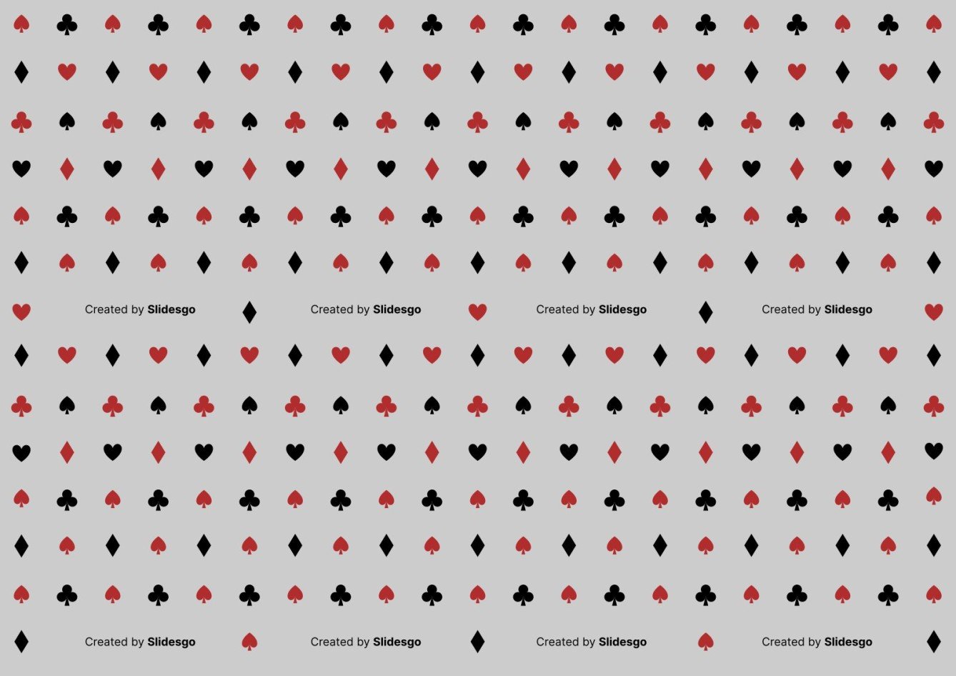Simple Printable Deck of Playing Cards | Google Slides & PPT