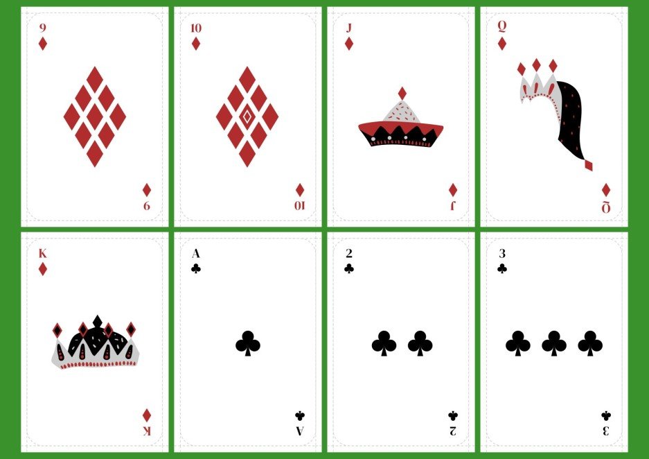 Simple Printable Deck of Playing Cards | Google Slides & PPT