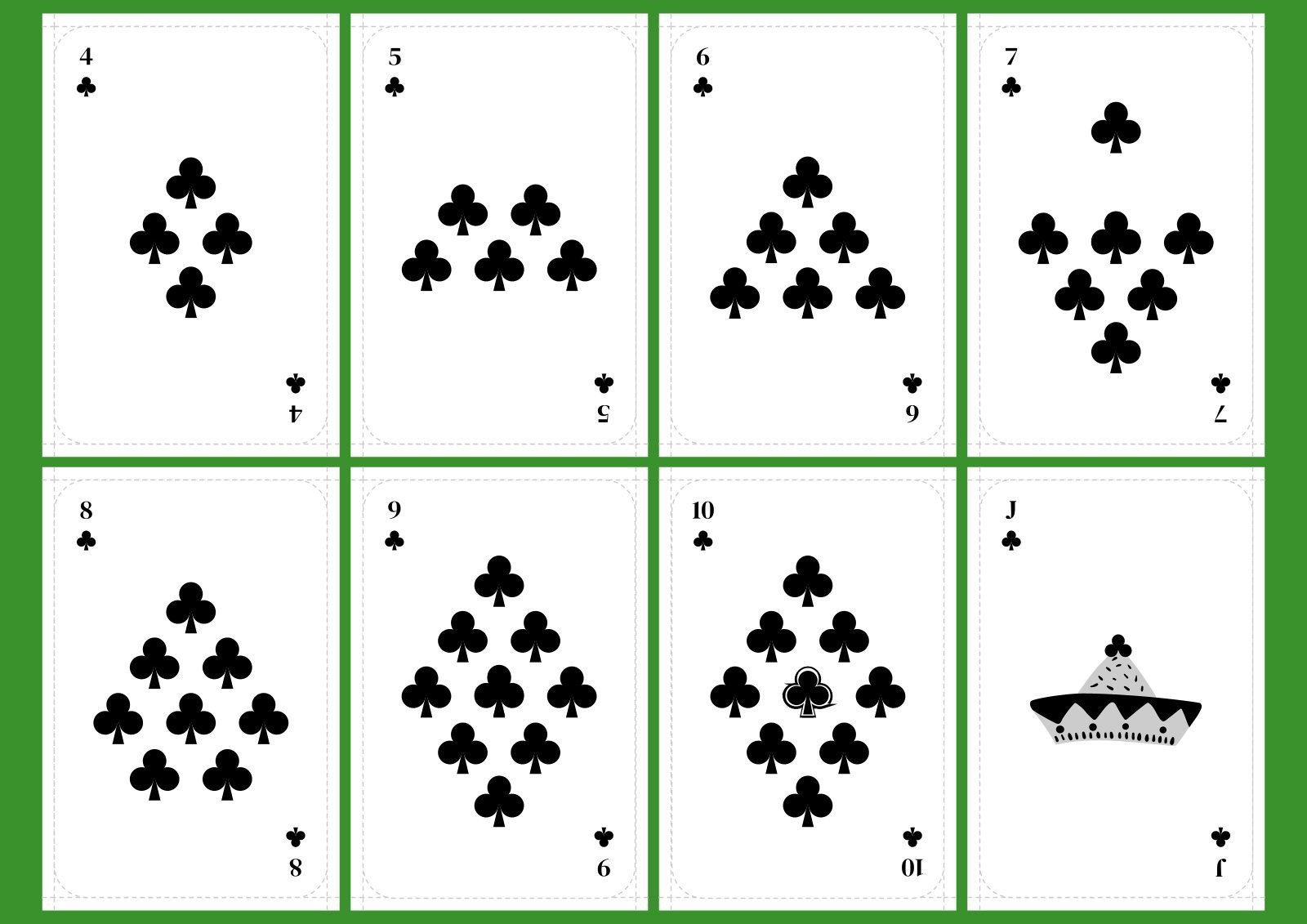 Simple Printable Deck of Playing Cards | Google Slides & PPT