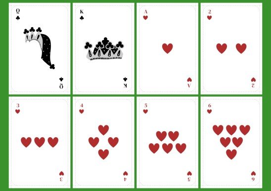 Simple Printable Deck of Playing Cards | Google Slides & PPT