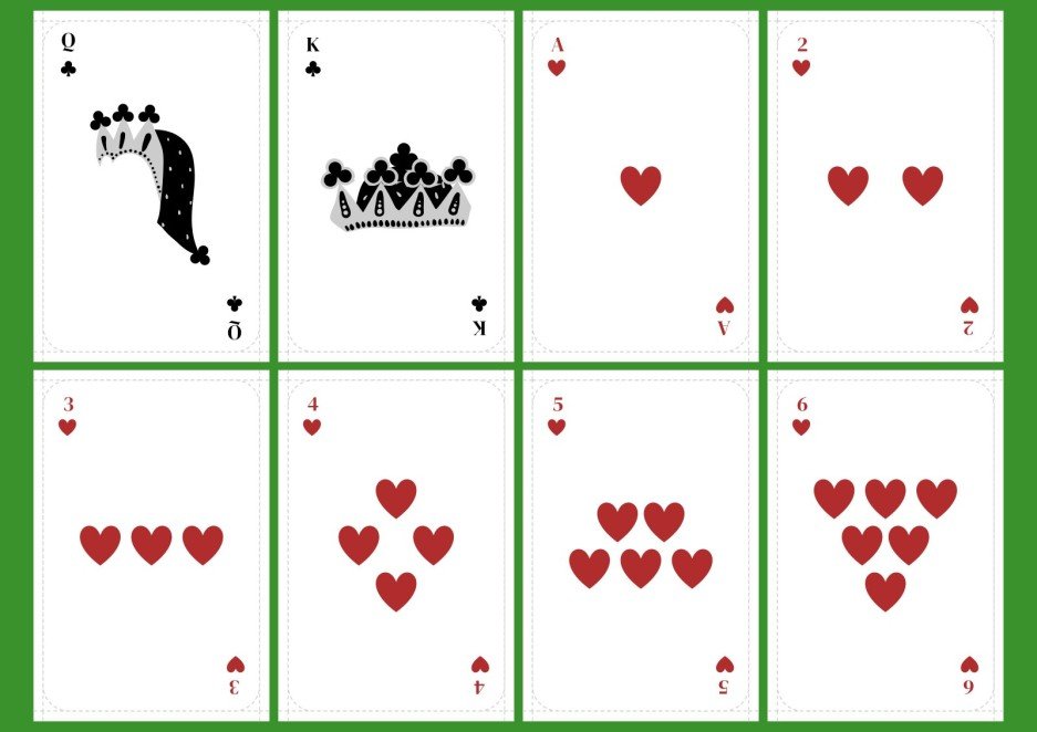 Baraja de cartas sencilla para imprimir | Google Slides