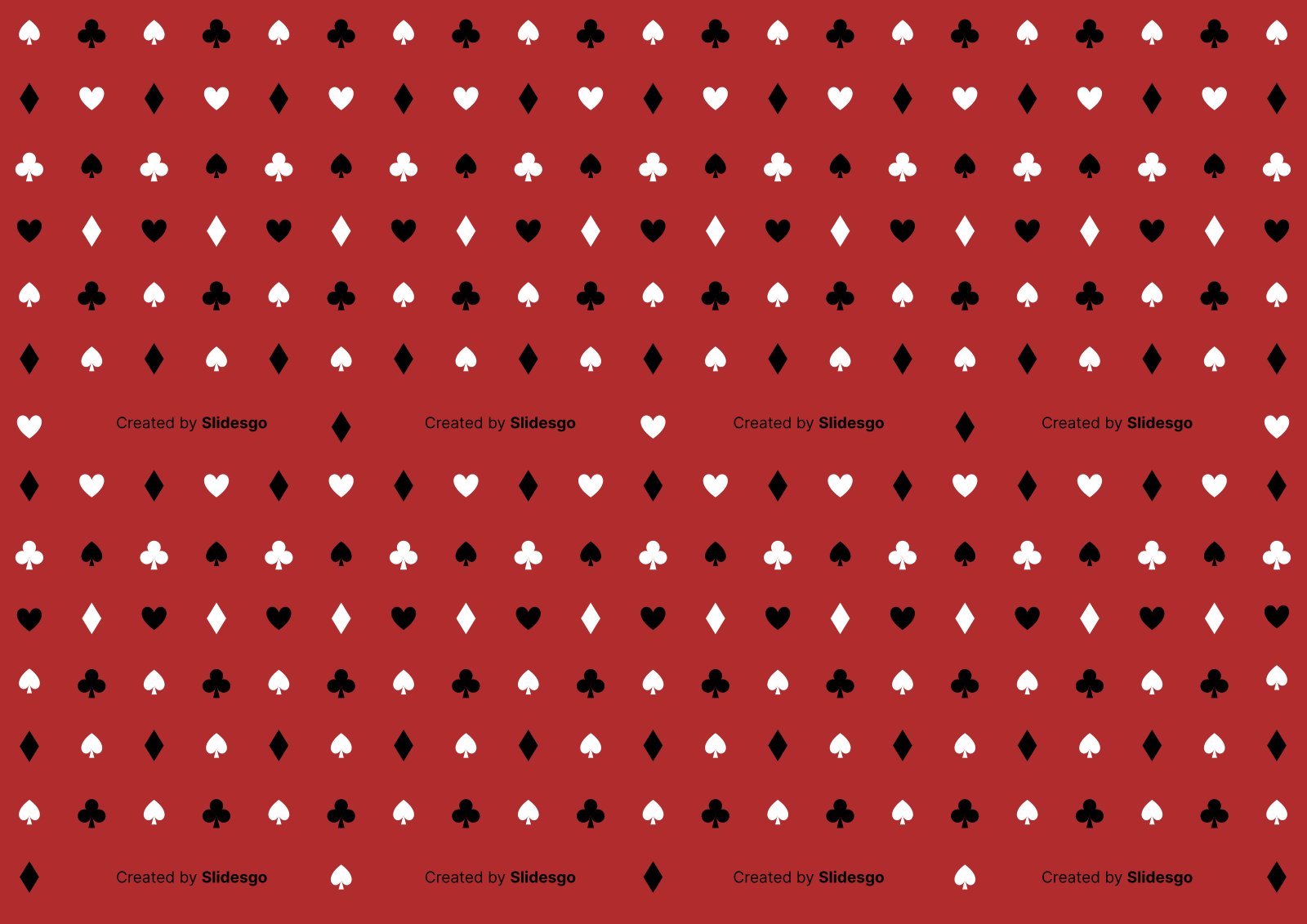 Simple Printable Deck of Playing Cards | Google Slides & PPT