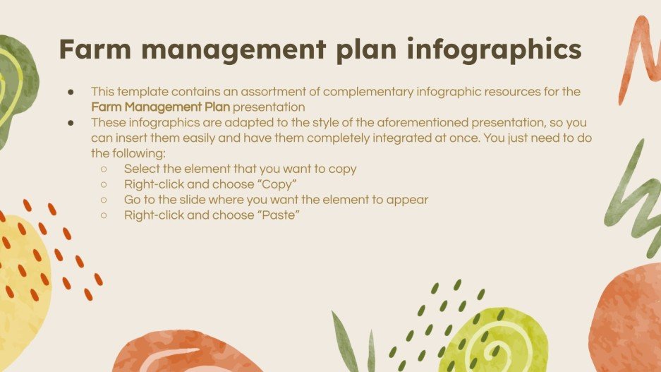Farm Management Plan Infographics | Google Slides & PPT