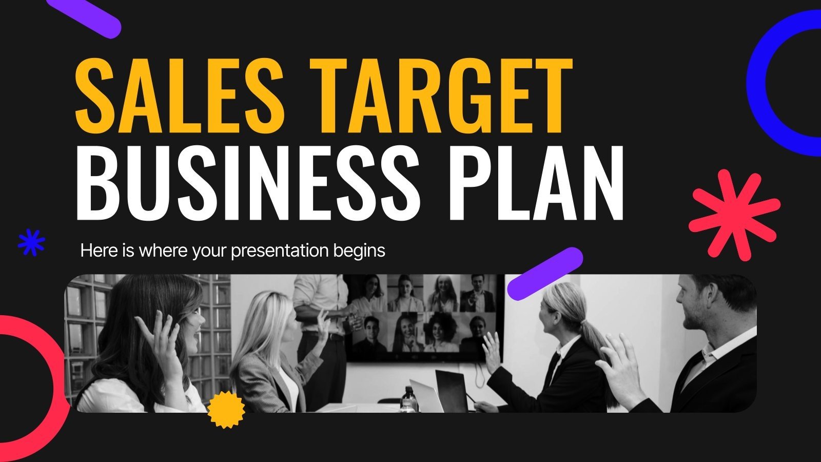 Free Google Slides and PowerPoint Templates about Sales