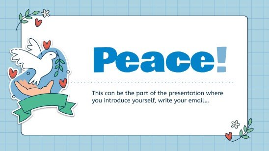 Activities for International Peace Day | Google Slides & PPT