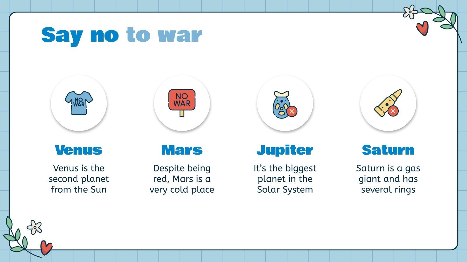 Activities for International Peace Day | Google Slides & PPT