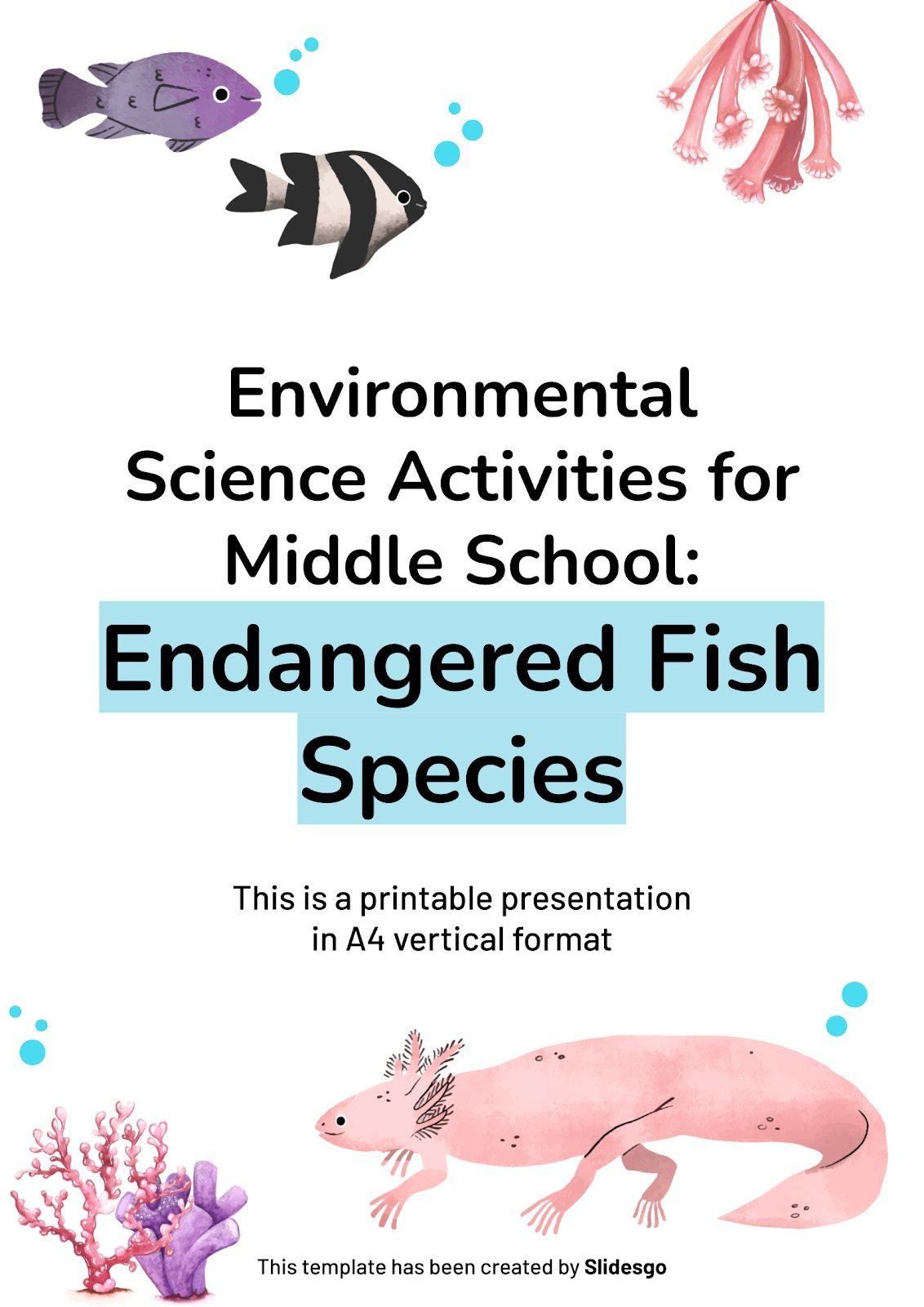 Environmental Science Activities: Endangered Fish Species
