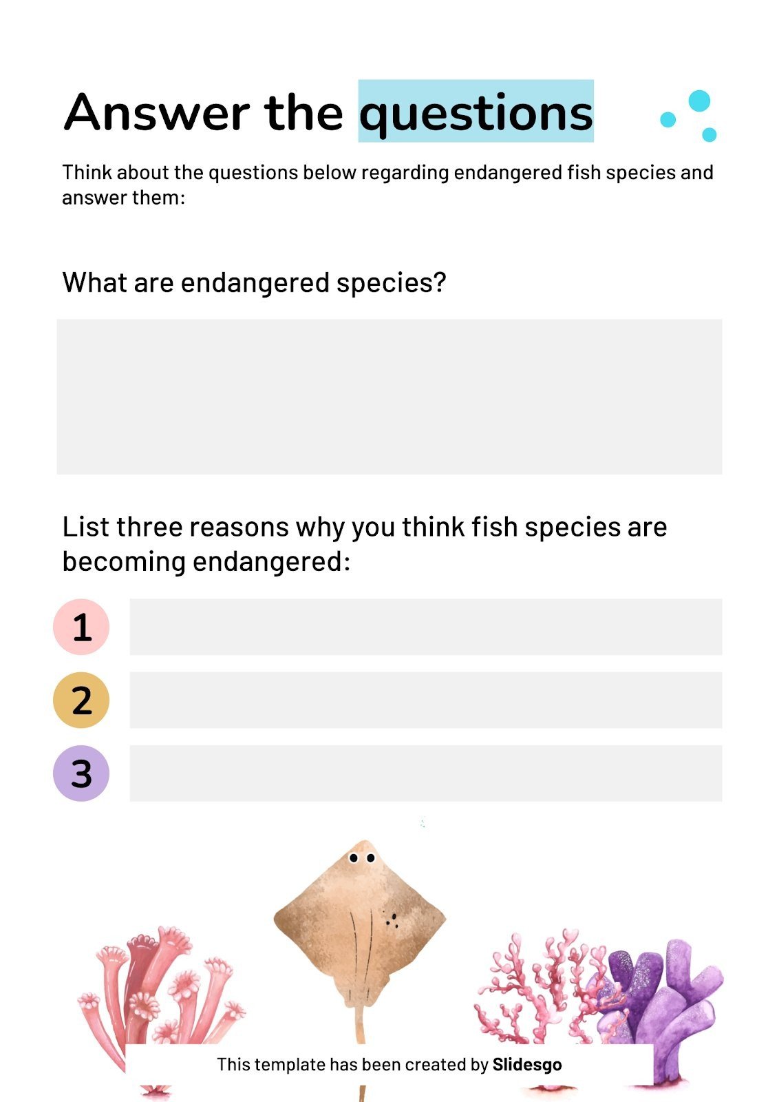 Environmental Science Activities: Endangered Fish Species