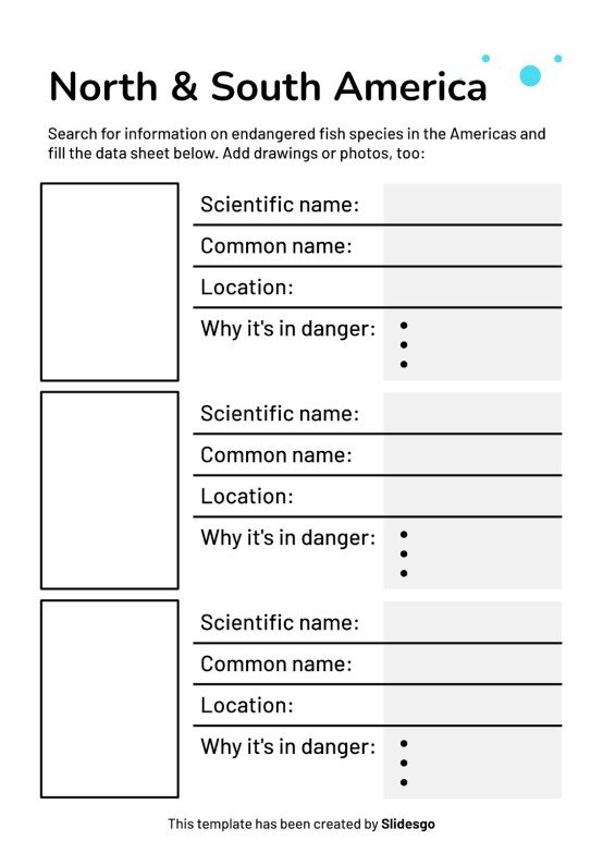 Environmental Science Activities: Endangered Fish Species