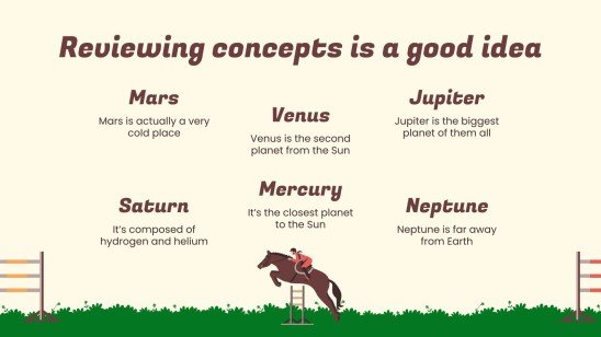 Pitch deck de carreras de caballos | Google Slides y PPT