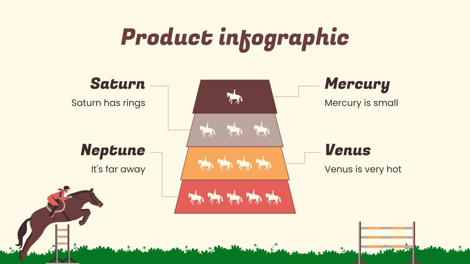 Pitch deck de carreras de caballos | Google Slides y PPT