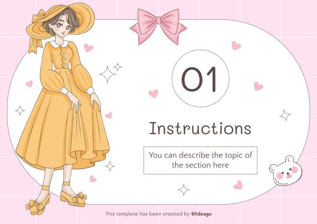 Anime Girl Printable Deck of Playing Cards | Google Slides