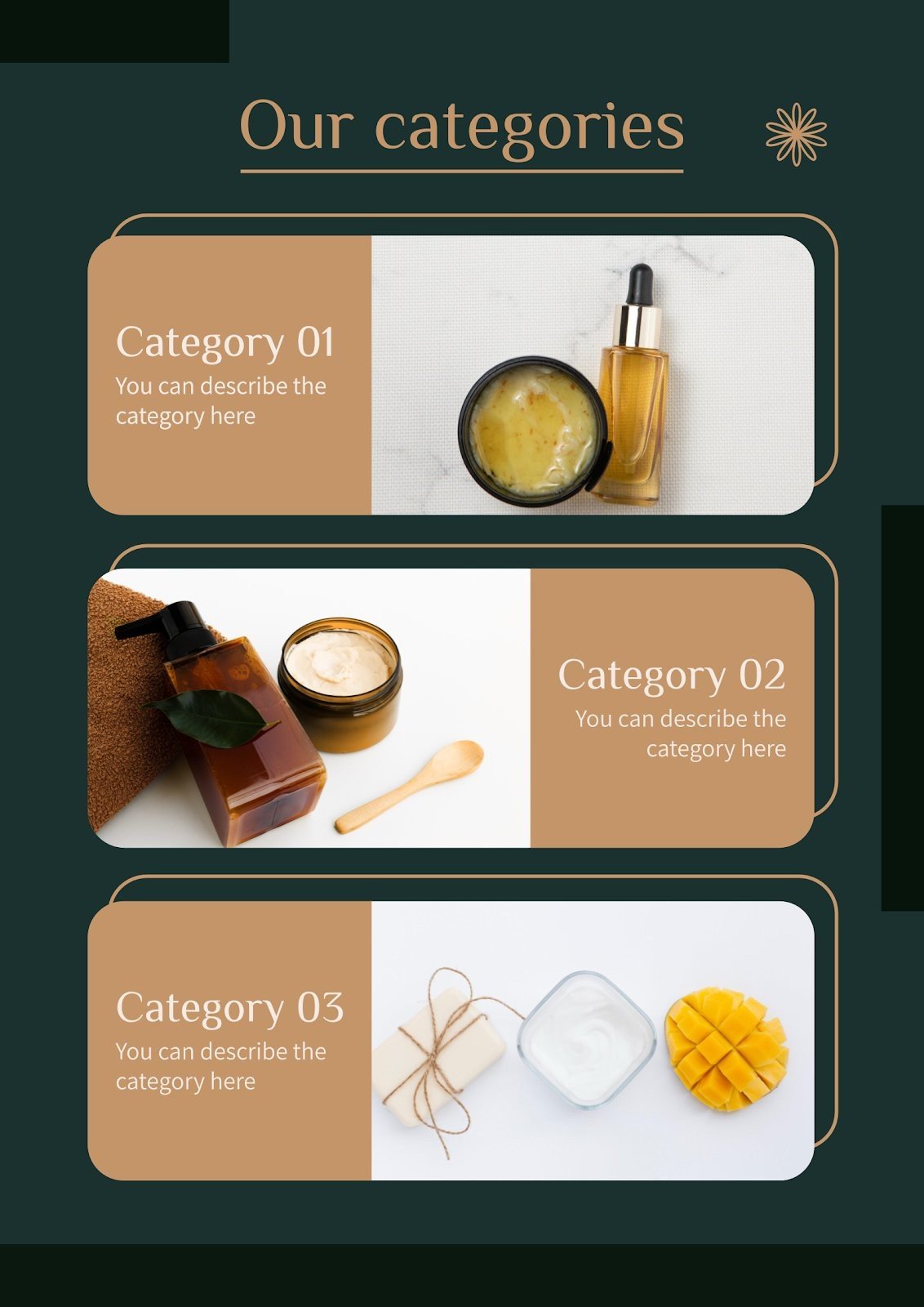 Body Care Products Catalog | Google Slides & PowerPoint
