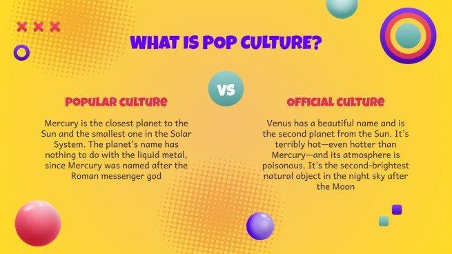 Pop Culture Minitheme | Google Slides & PPT