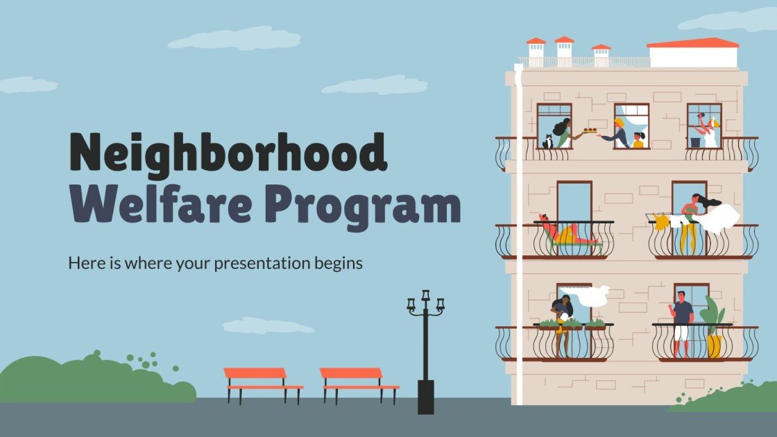 Neighborhood Welfare Program | Google Slides & PowerPoint